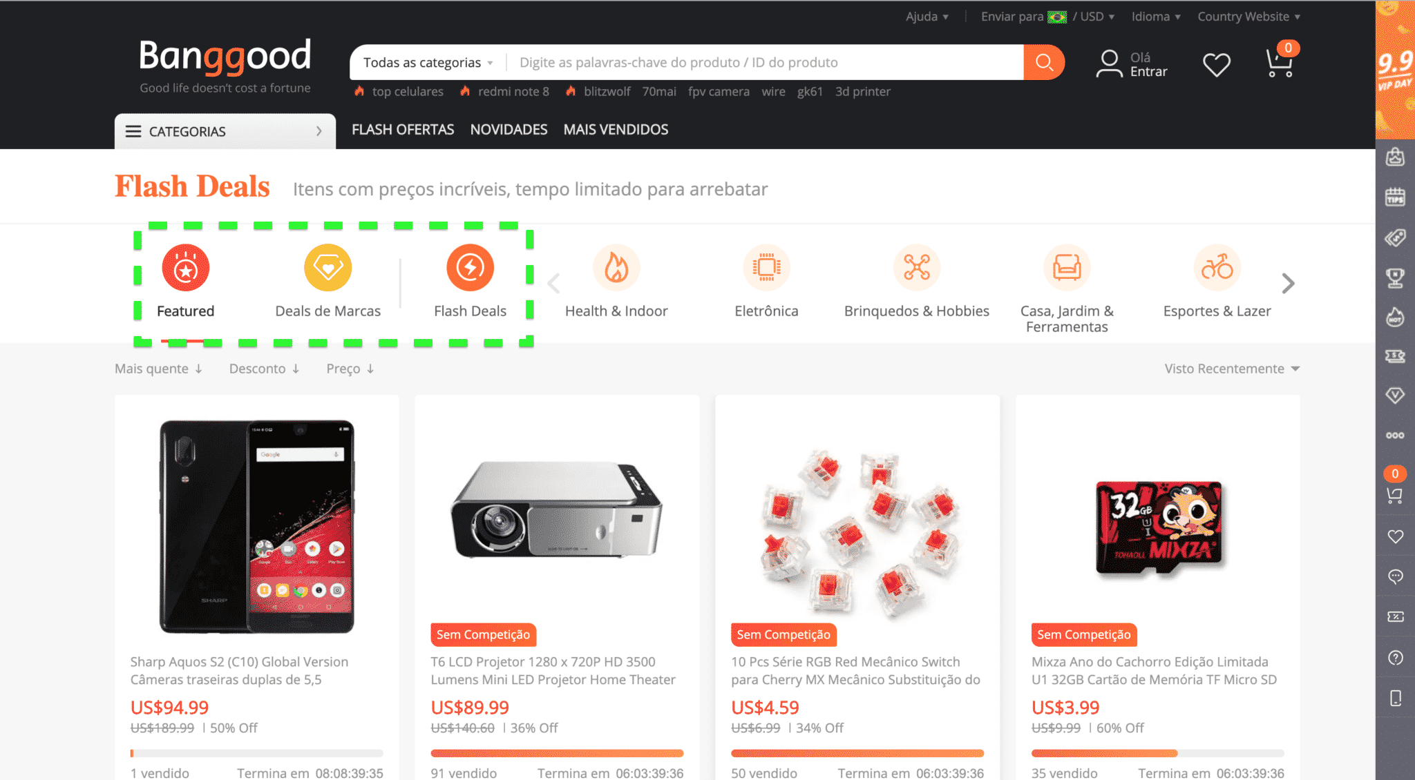 Banggood: Como encontrar produtos bons e baratos no site
